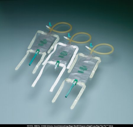 Urinary Leg Bag Bard® Dispoz-a-Bag® Anti-Reflux Valve Sterile 19 oz ...